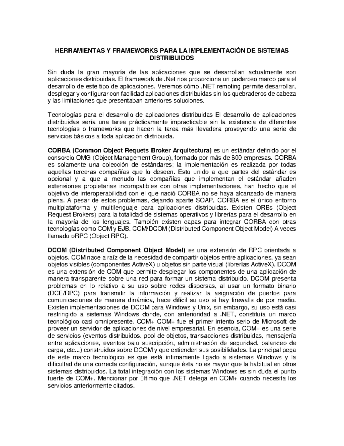 Herramientas y frameworks para la implementación de sistemas ...