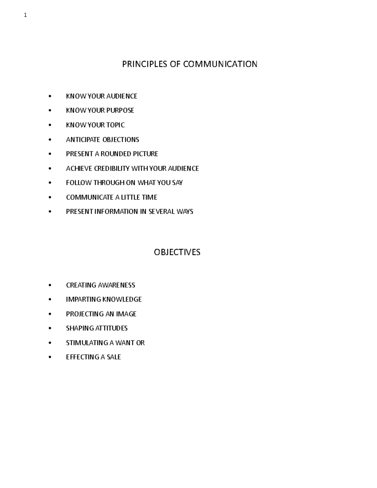 Purpose OF Communication G2 - 1 PRINCIPLES OF COMMUNICATION KNOW YOUR ...