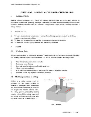 E2.7 Refrigeration cycle expt - NANYANG TECHNOLOGICAL UNIVERSITY School ...