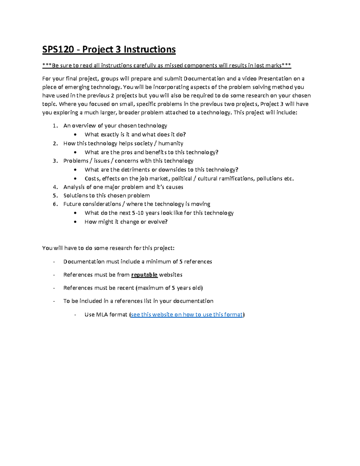 221207354629 Project3 final essay - SPS120 - Project 3 Instructions Be ...