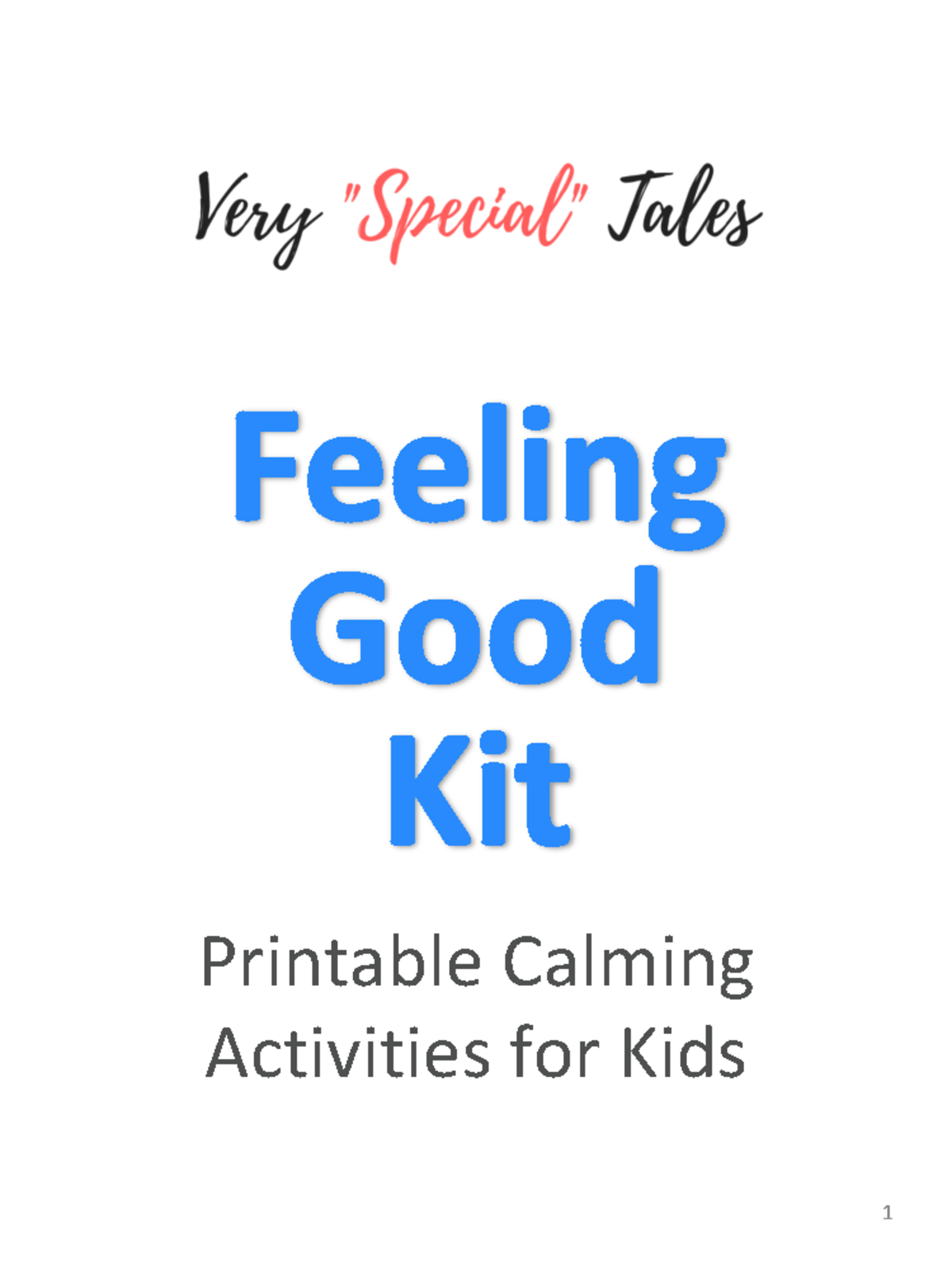 Anger Management for Kids Calming Down Cards Very Special Tales Jan ...