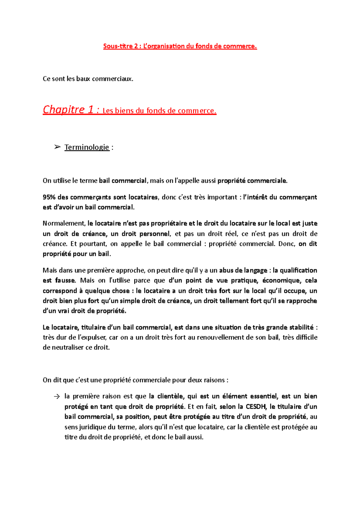 Bail-commercial - note de cour - Warning: TT: undefined function: 32 ...