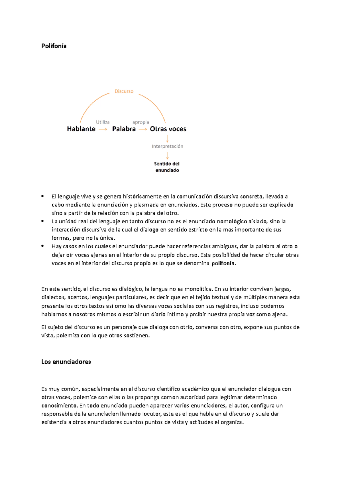 Polifonía - Polifonia - Polifonía El lenguaje vive y se genera ...