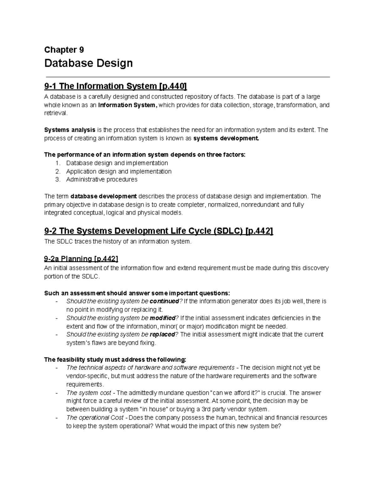 Databases 2 [INF3703] Summaries - Chapter The Information System ...