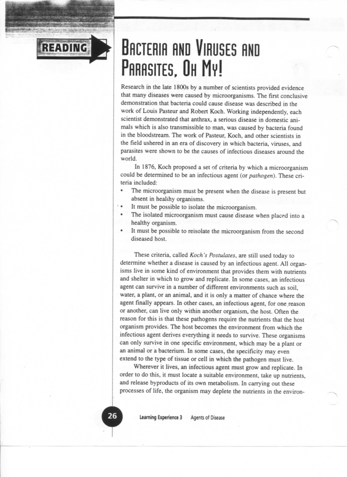 Article-Bacteria Viruses Parasites - Studocu