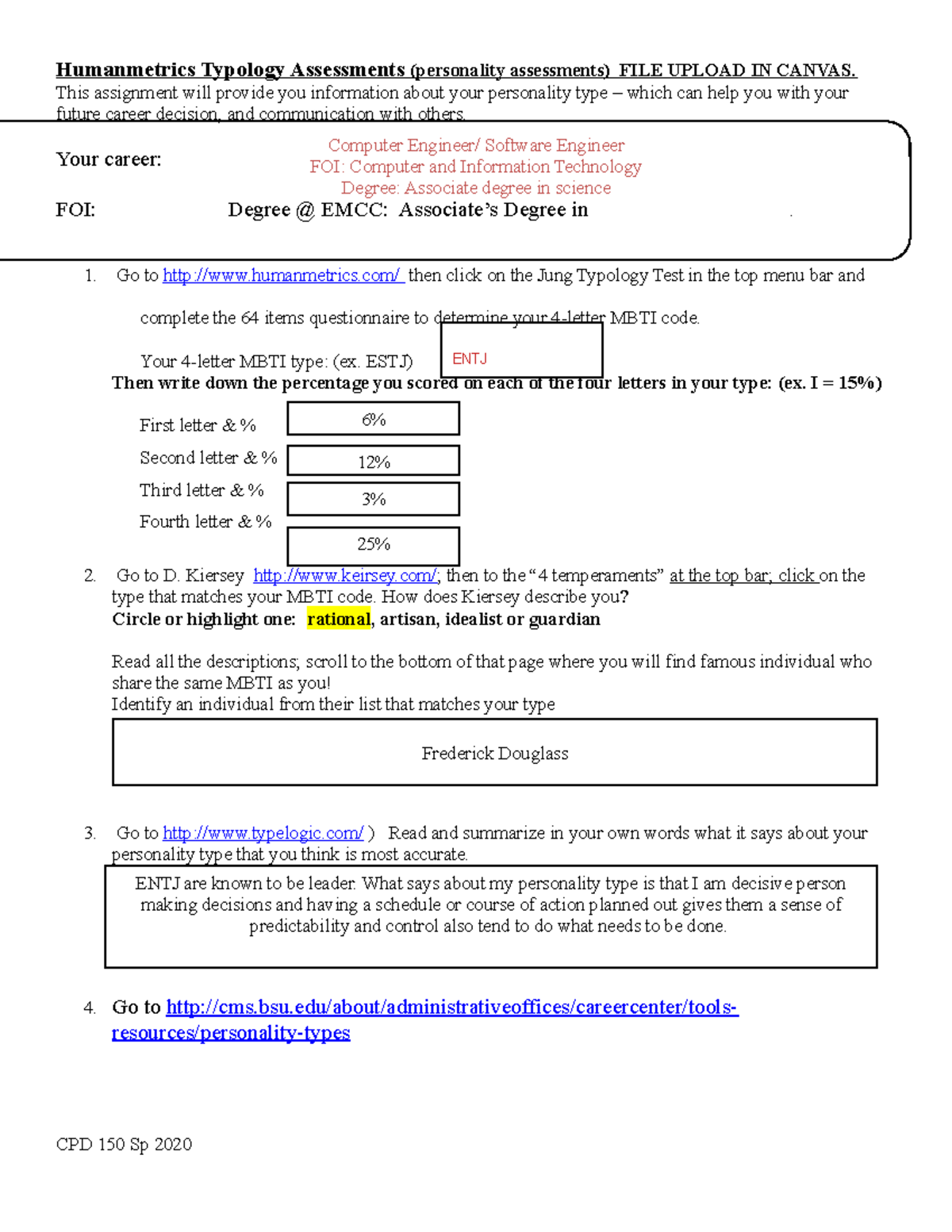 Humanmetrics updated new - Humanmetrics Typology Assessments ...