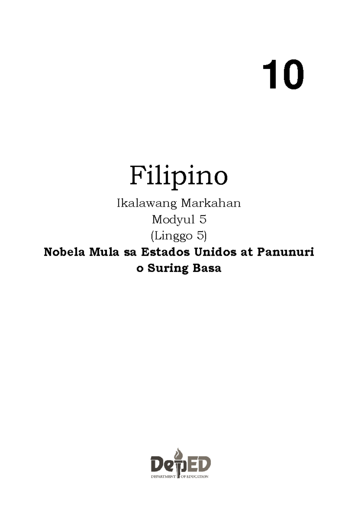 5 Q2 Filipino - Copy - notes na, sig reklamo diha - 10 Filipino ...