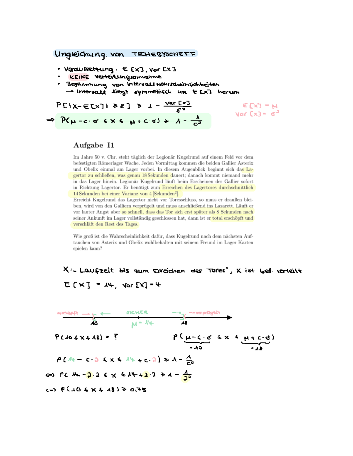 TUT 4 Tschebyscheff & Zentraler Grenzwertsatz - Ungleichung von ...