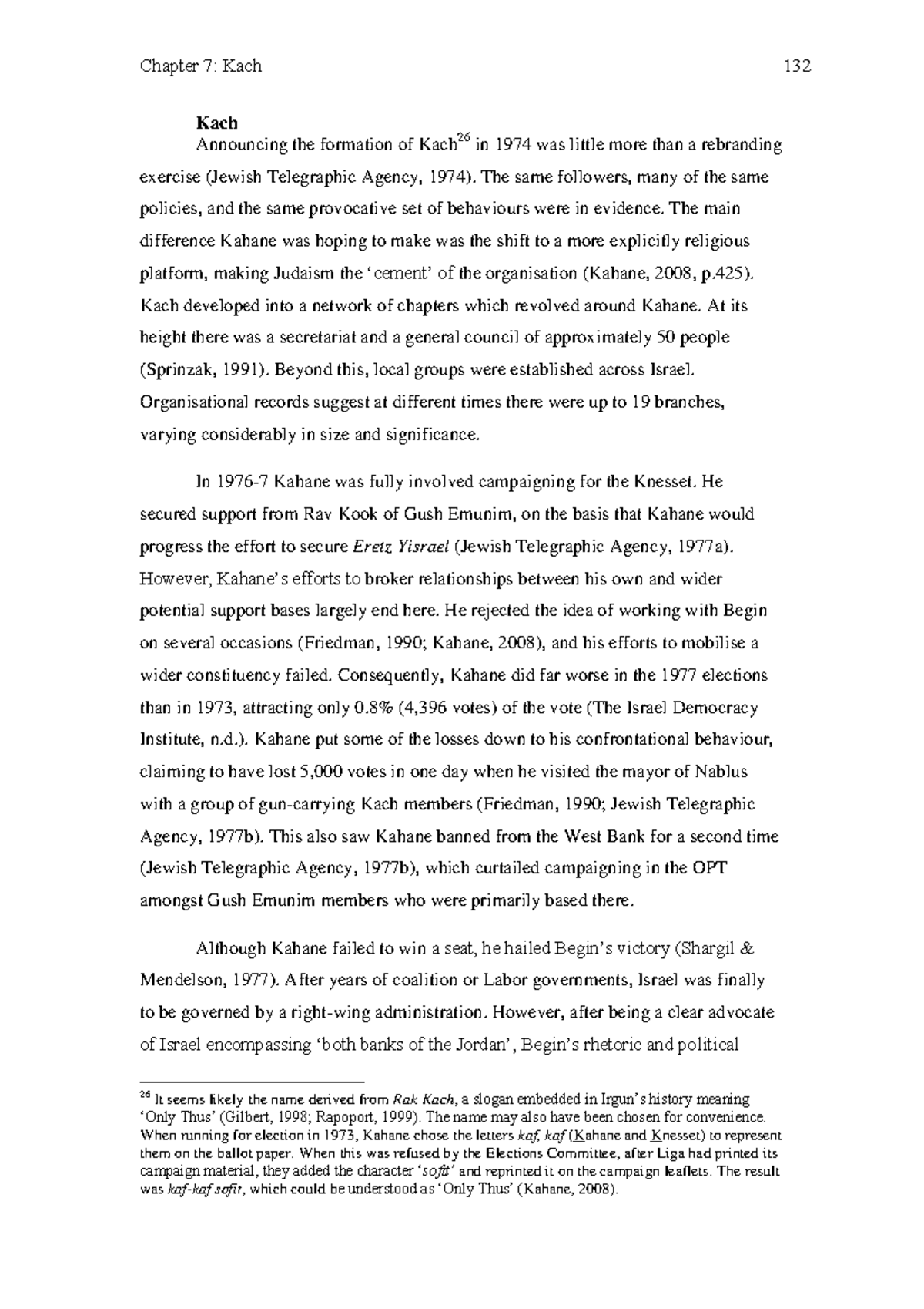 HOW Terrorism ENDS 34 - Kach Announcing the formation of Kach 26 in ...