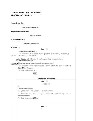 Chapter 8 solution - Solutions to Chapter 8, Susanna Epp Discrete Math ...