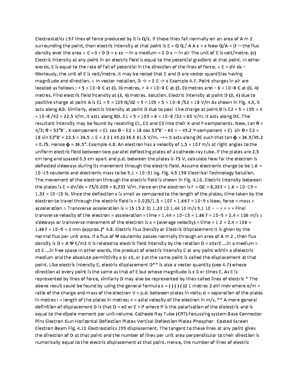28 - dDDad - Electrostatics 197 lines of force produced by it is Q/ε ...