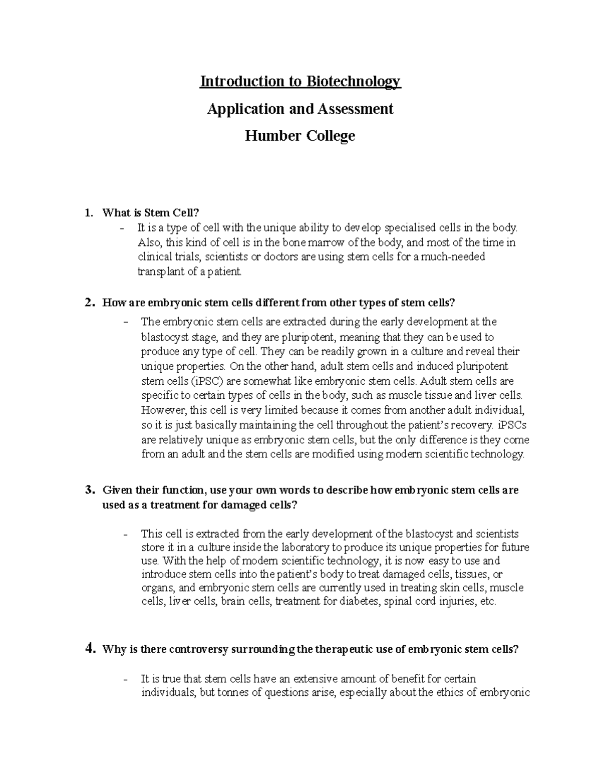 Introduction To Biotechnology Stem Cell Introduction To Biotechnology introduction-to-biotechnology-stem-cell-introduction-to-biotechnology