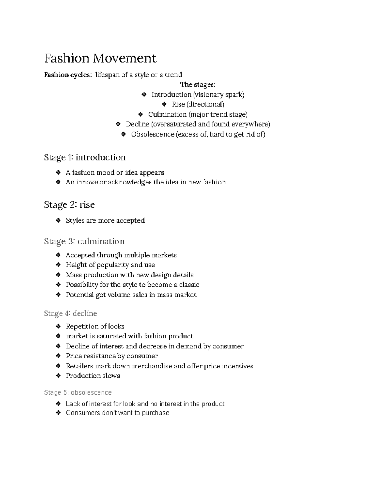 FM 245 Chapter 3 Notes - Professor Ofstroff's October Lecture on ...