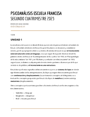 EL Esquema Lambda DE Lacan - EL ESQUEMA LAMBDA DE LACAN (1955) su fin ...