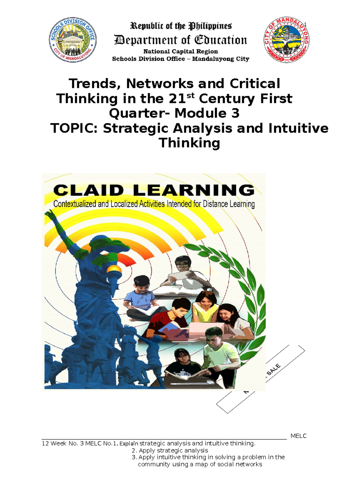 Trends-module-3 - Module for trends - Trends, Networks and Critical ...