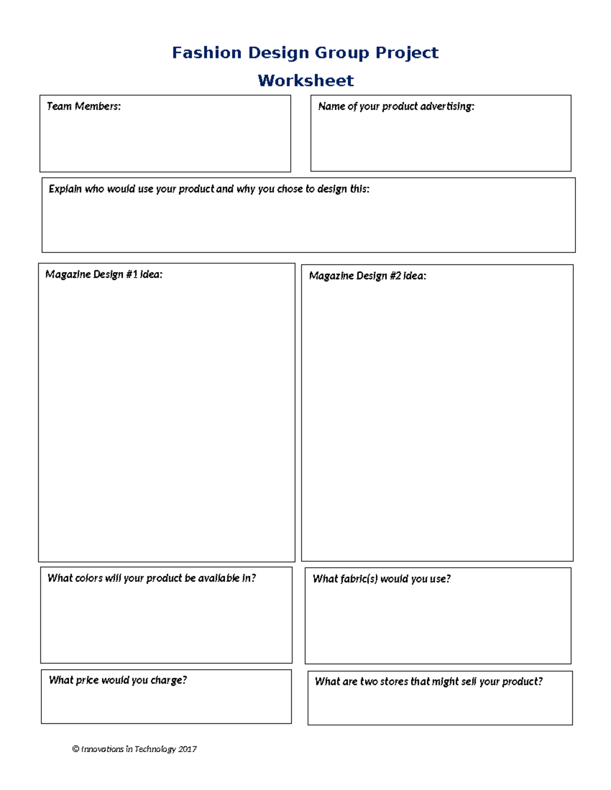 Fashion Magazine Outline - DSS0016 - Fashion Design Group Project ...