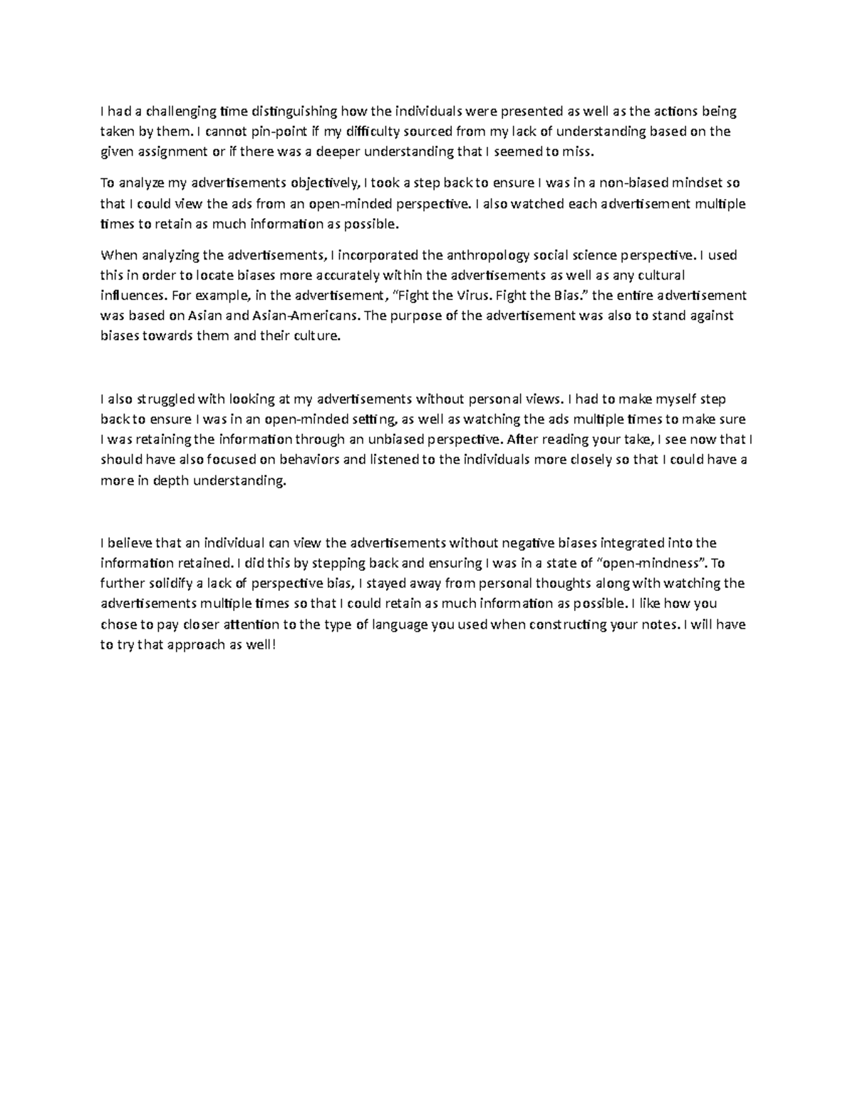 3-1 Discussion-Social Science - I had a challenging time distinguishing ...