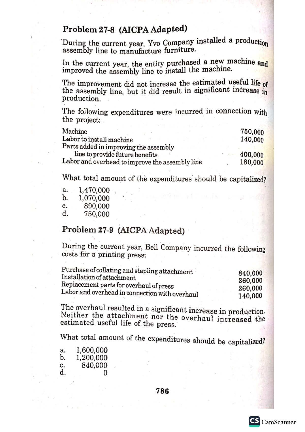 Problem 27 - Intermediate Accounting (Volume One) 2021 Edition Author ...
