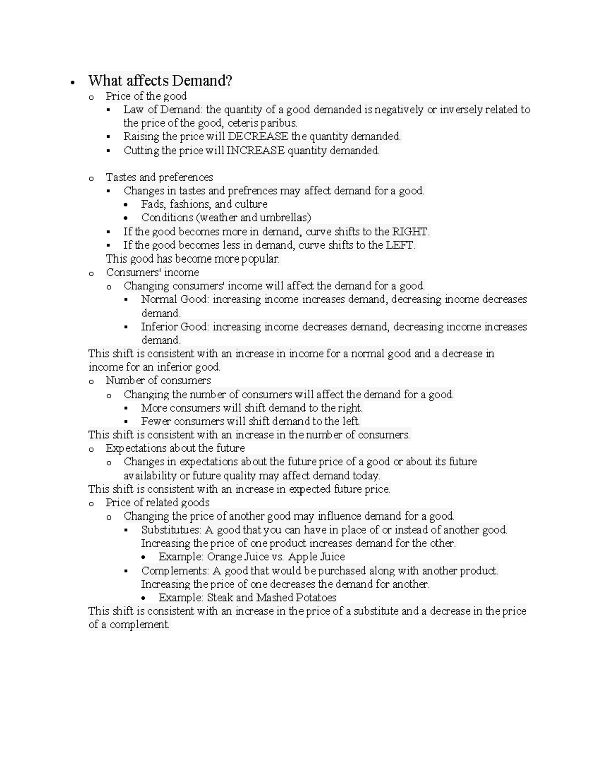 Macro Demand Lecture Notes 1 6 Warning Tt Undefined Function 32 • What Affects Demand O