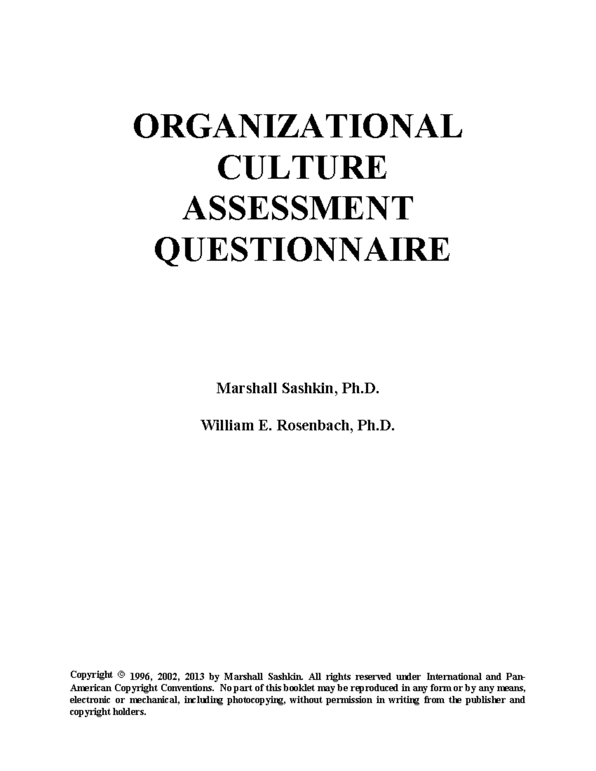 OC questionaries - Summary Bussiness Research Methods - ORGANIZATIONAL ...