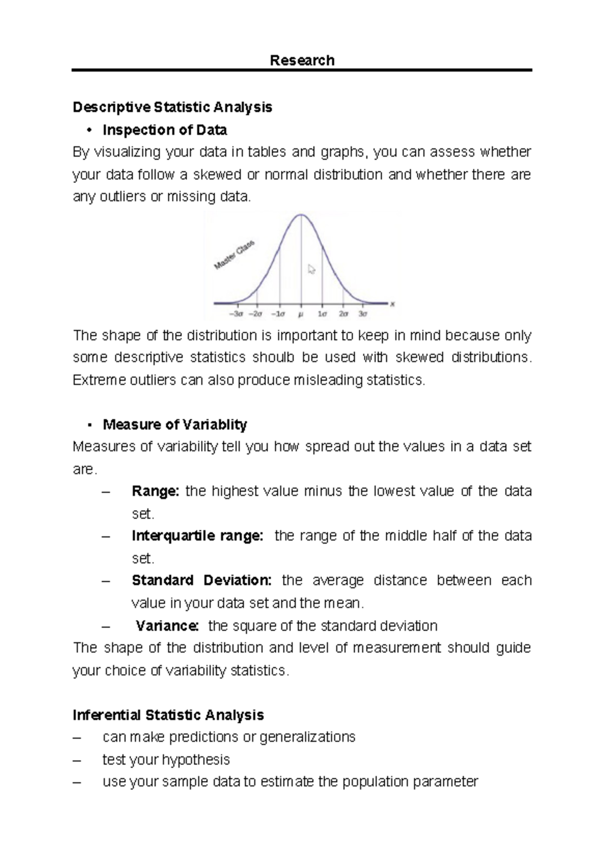 Research-lesson - Copy - Research Descriptive Statistic Analysis ...