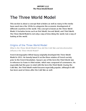 HIST 1112 - The Long 19th Century - The Long 19th Century The Long ...
