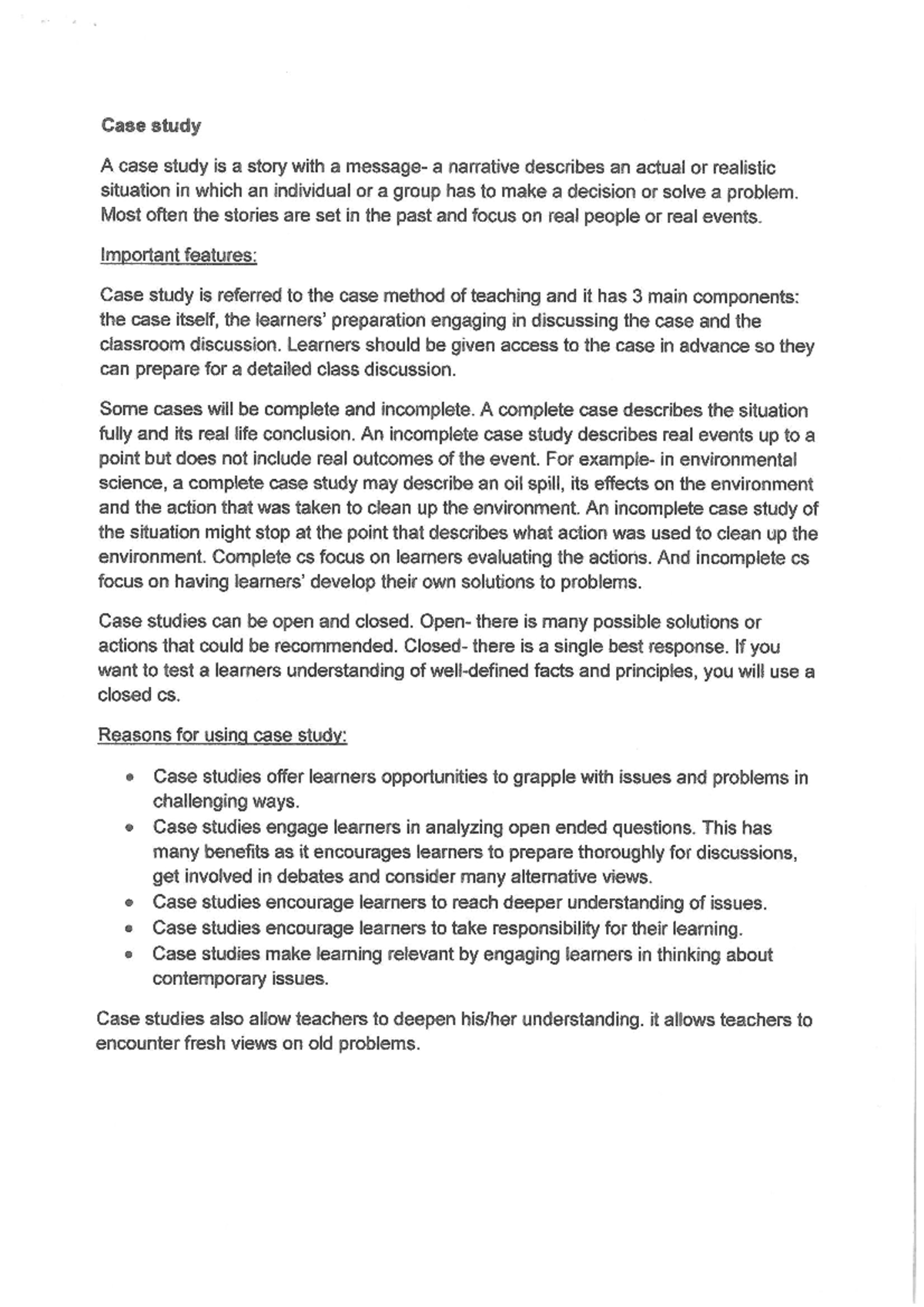 Case Study - IPTL6111 - Studocu