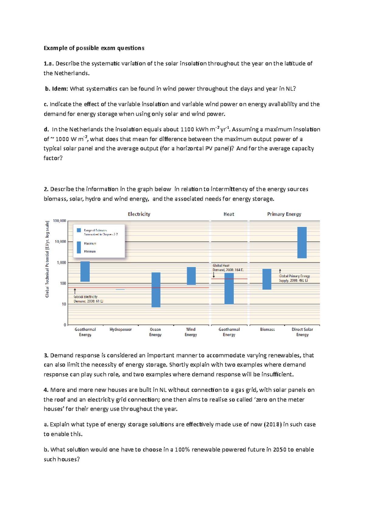 Example Questions-with some answers - Example of possible exam ...