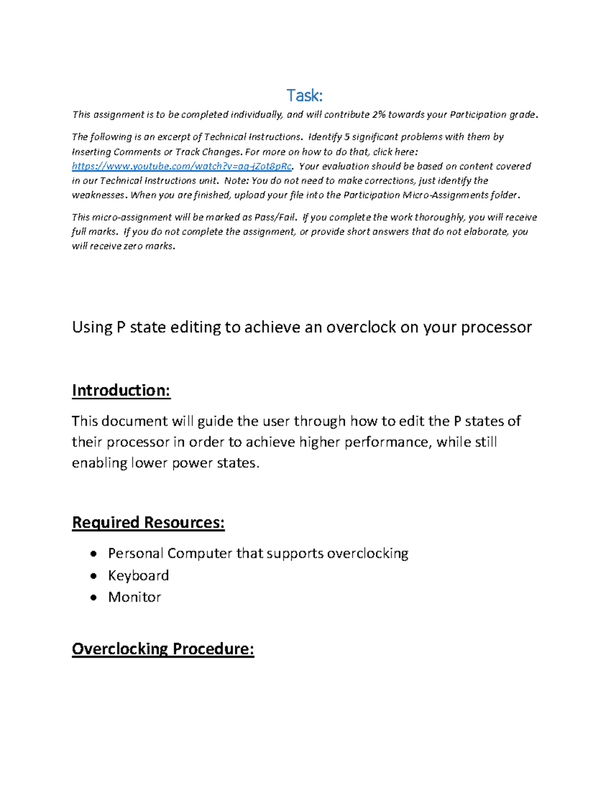 Bad Sample Analysis - Technical Instructions - Warning: TT: undefined ...