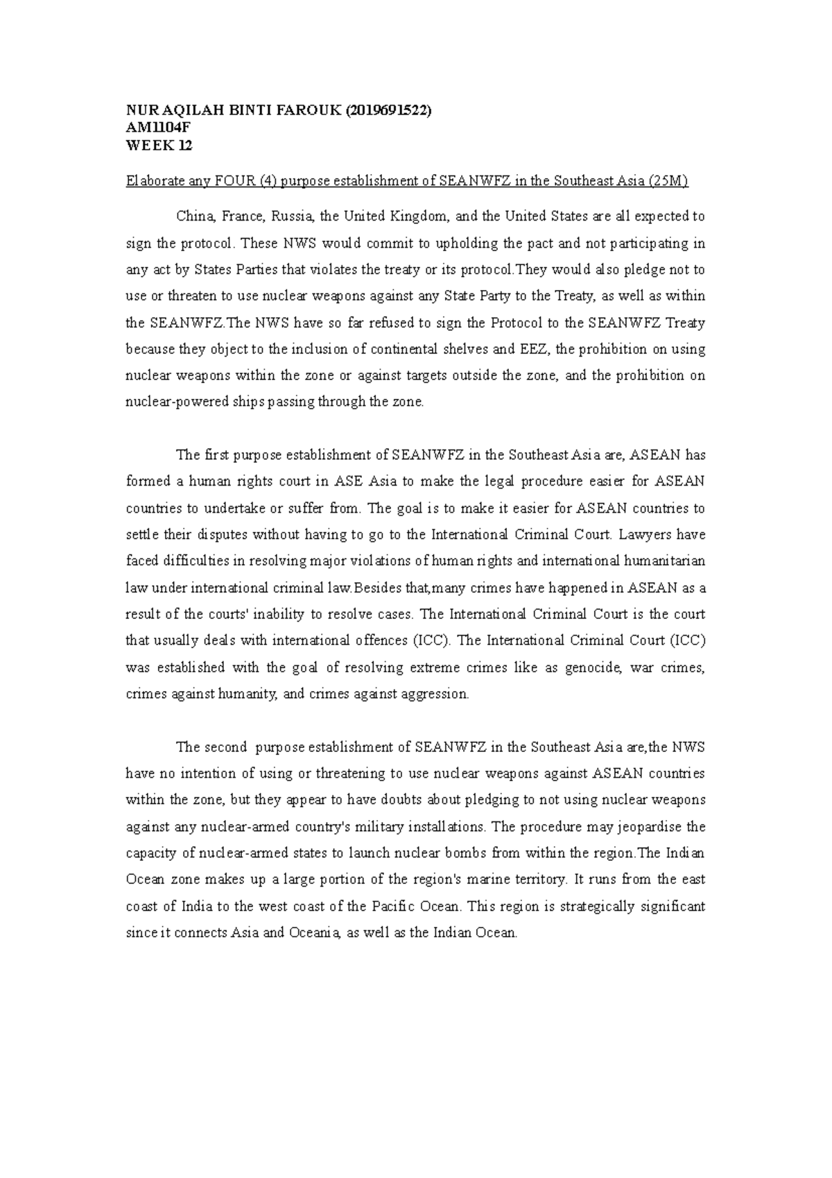 Aqilah 4F (WEEK 12) PAD381 - NUR AQILAH BINTI FAROUK (2019691522 ...