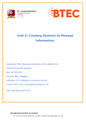 Emmanuel Munguti - unit-2-aab-create-systems-to-manage-information ...