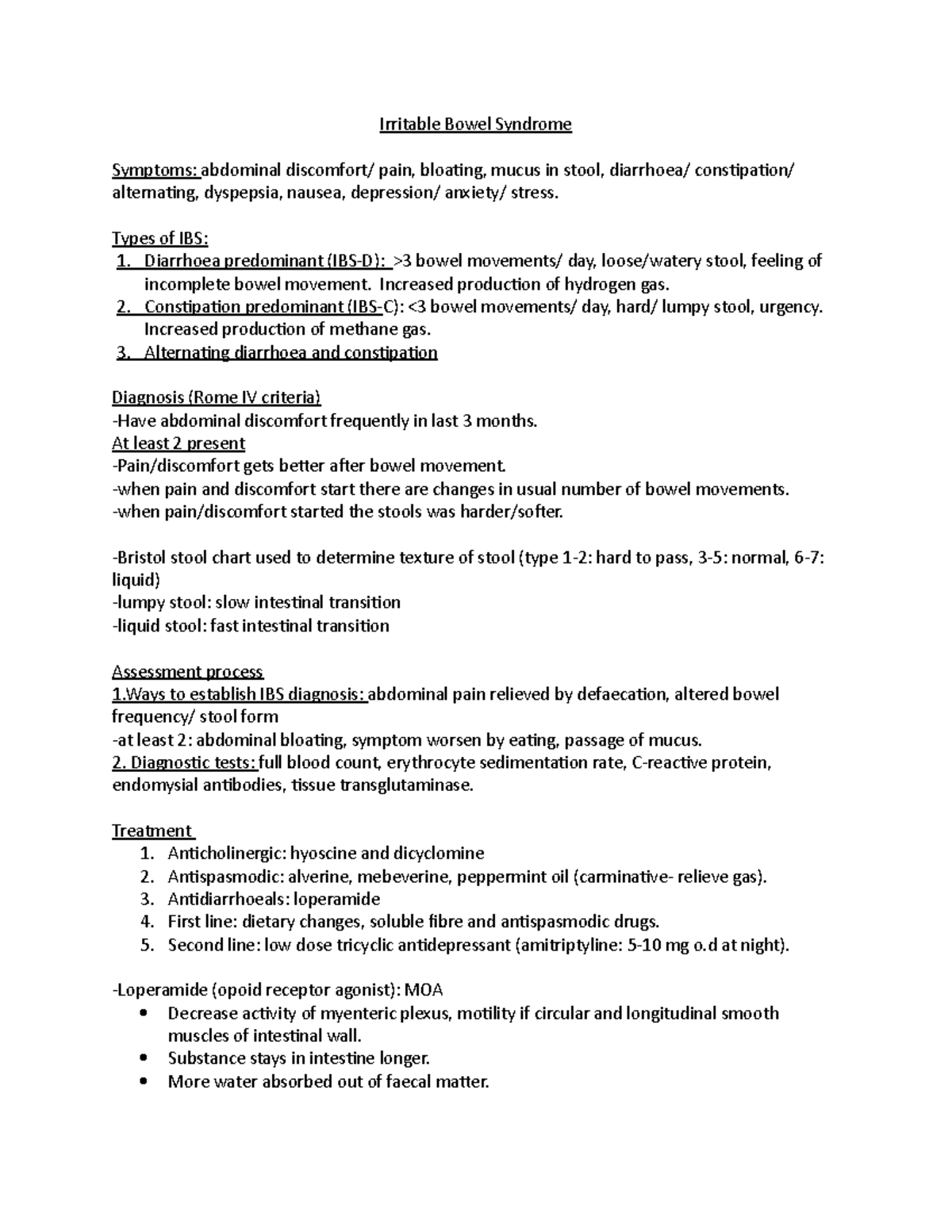 Irritable Bowel Syndrome - Irritable Bowel Syndrome Symptoms: abdominal ...