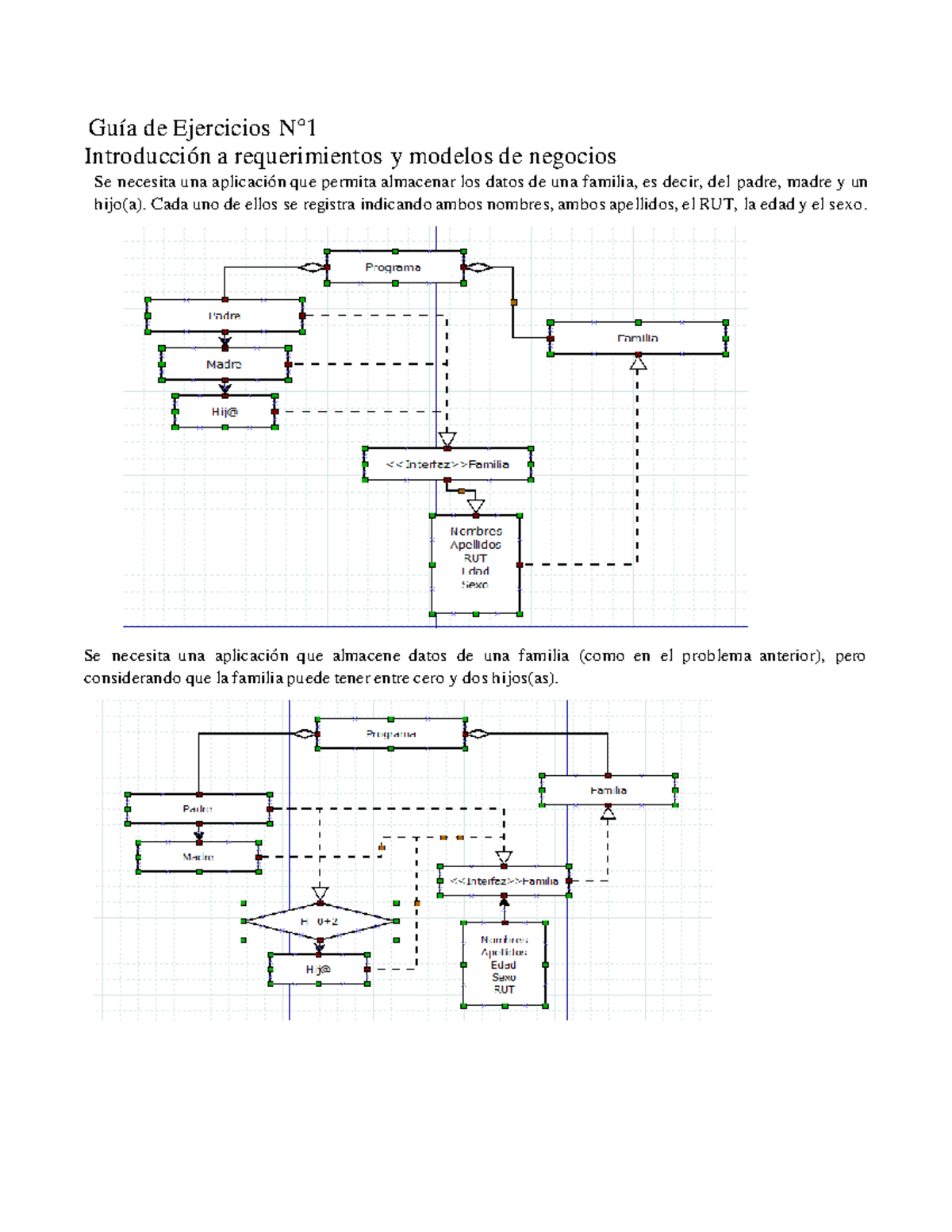 Diagrama de Clases - Warning: TT: undefined function: 32 Guía de Ejercicios N° Introducción a ...