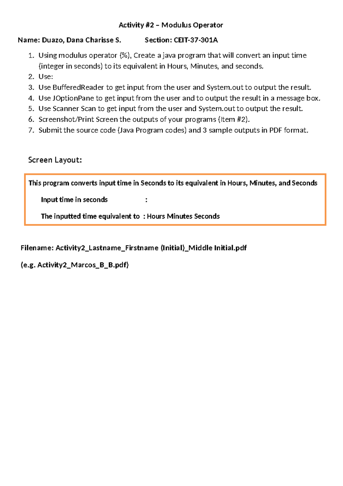 Activity-2 Duazo D S - assignment - This program converts input time in ...