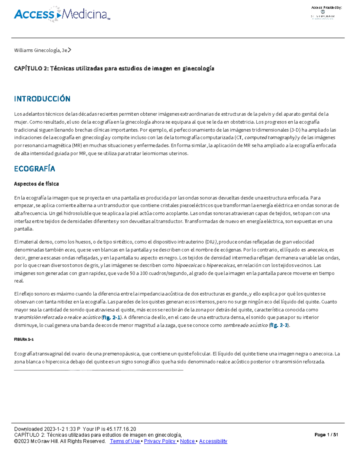 Capítulo 2 Técnicas utilizadas para estudios de imagen en ginecología ...