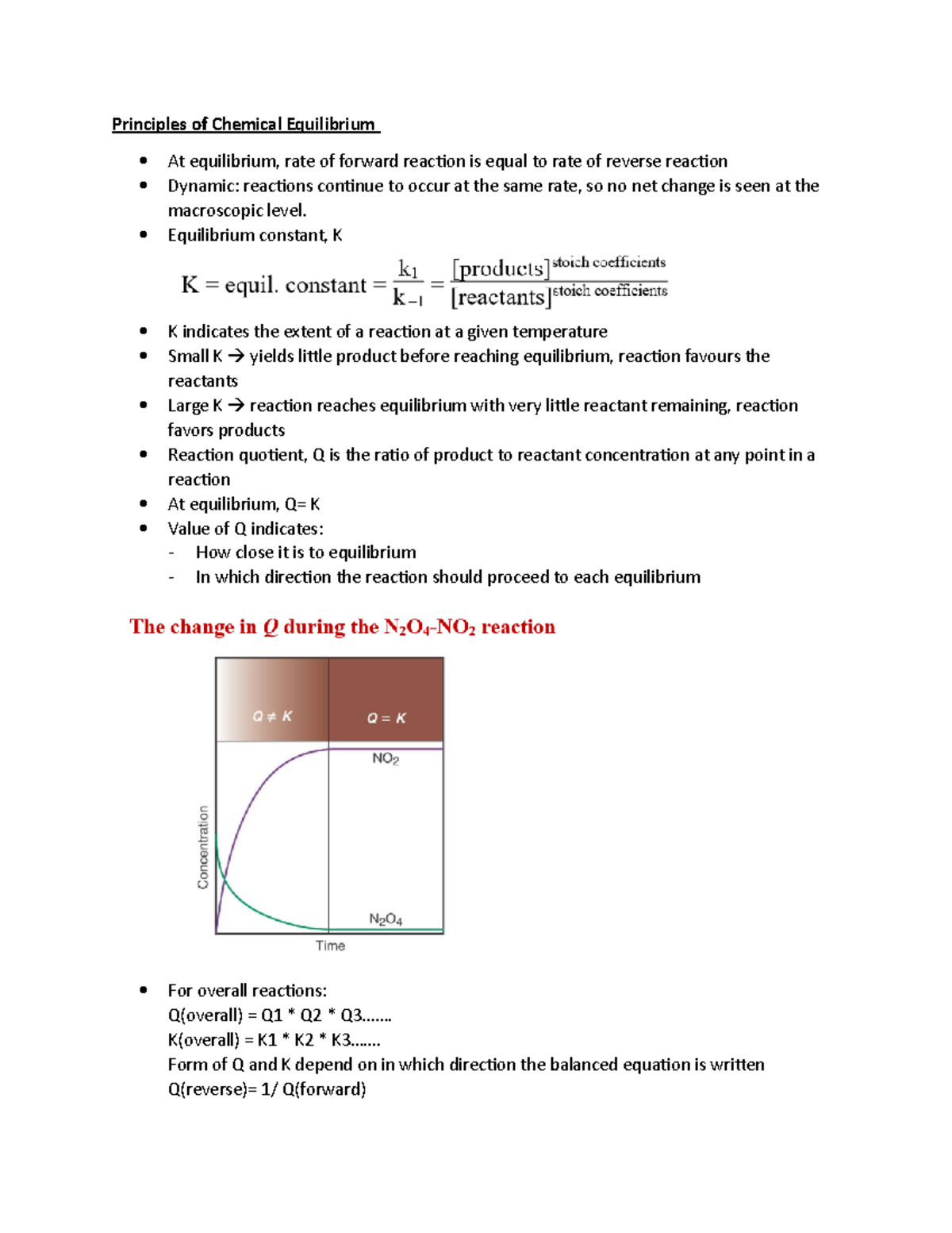 Lecture 8 Principles of Chemical Equilibrium - Principles of Chemical ...