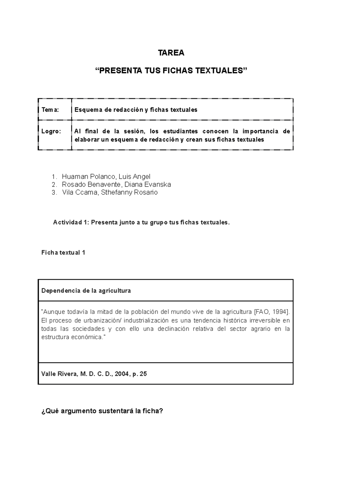 Fichaa tecnica 2 - gcjftg hftrhtr tj utju - TAREA “PRESENTA TUS FICHAS ...