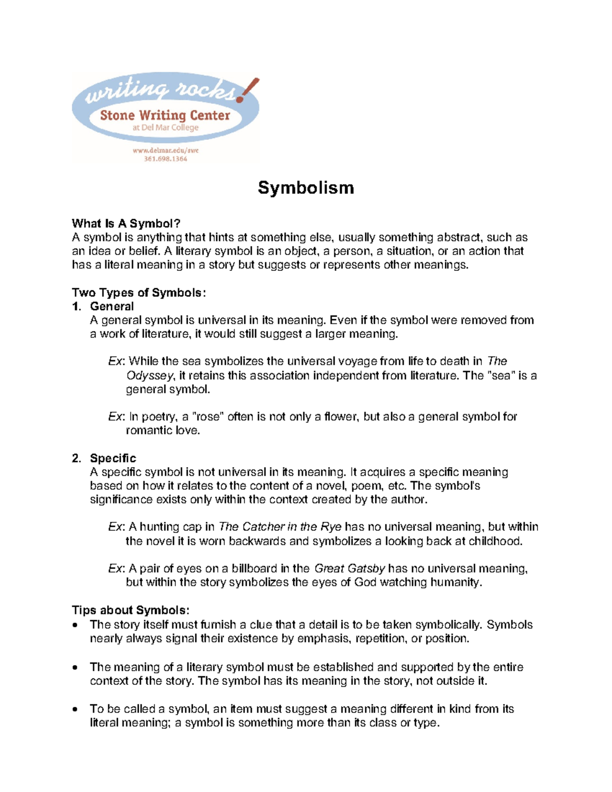 Symbolism - Symbolism What Is A Symbol? A symbol is anything that hints ...