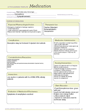 Azithromycin - Concept Map - ACTIVE LEARNING TEMPLATES TherapeuTic ...
