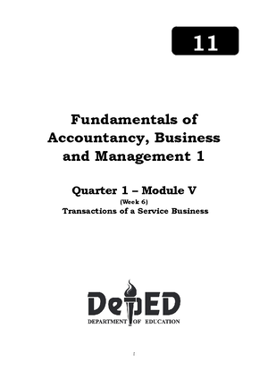 4 Q2 Bus Math - Business Mathematics Module 4 for Second Quarter - Business Mathematics Quarter ...