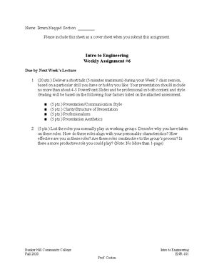 Intro to Engineering Homework 5 - Name: Ikram Naqqad Please include ...