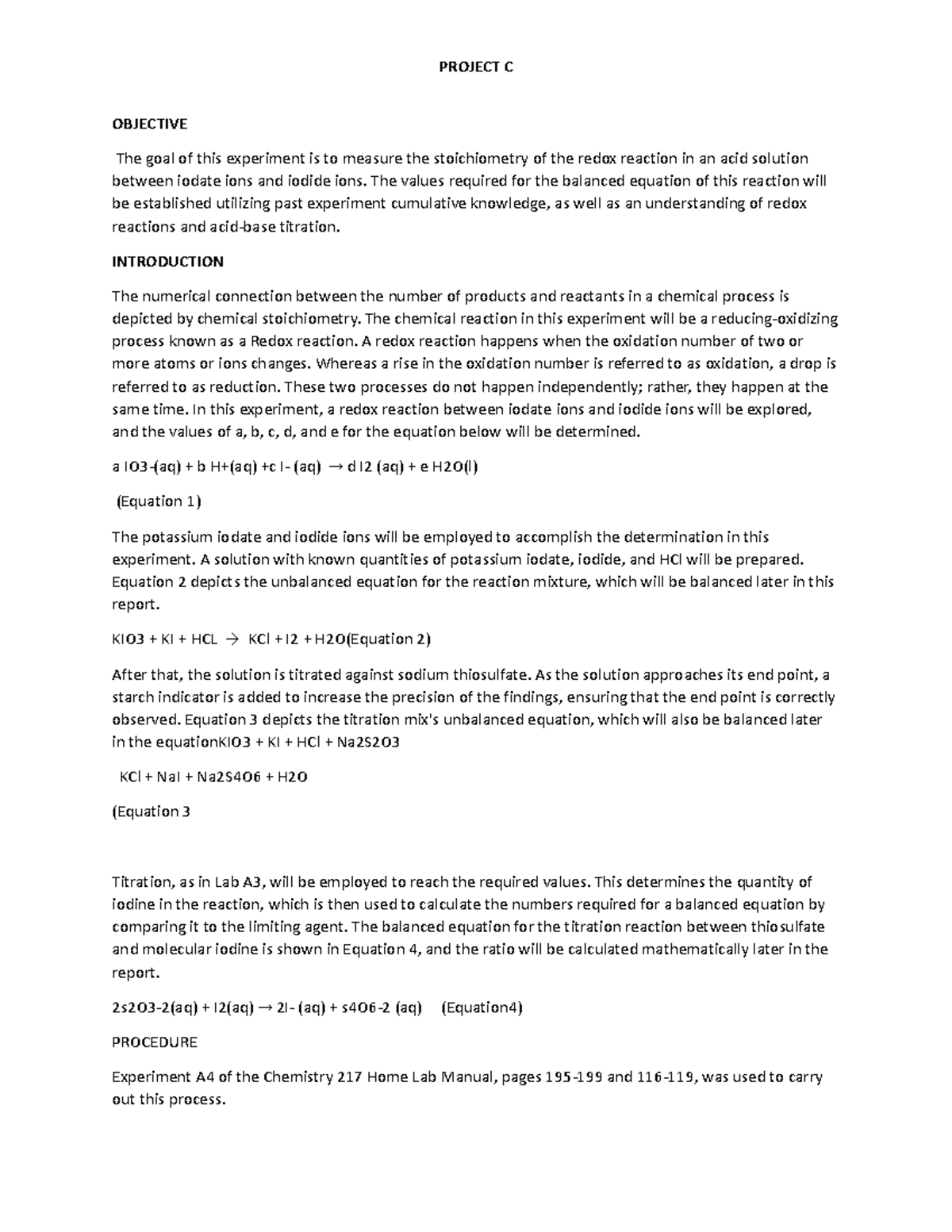 LAB C 217 - 2021 - OBJECTIVE The goal of this experiment is to measure ...