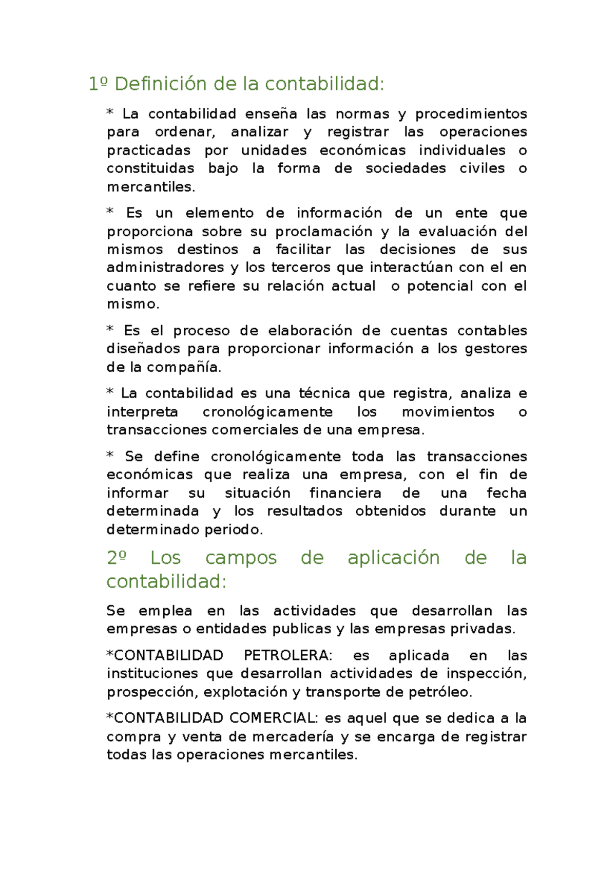 Contabilidad - * Es un elemento de información de un ente que ...