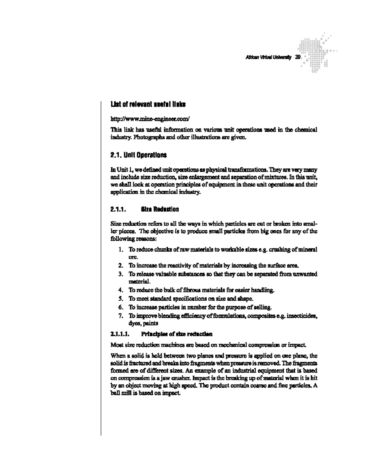 Unit Operations And Unit Processes Chemistry Studocu