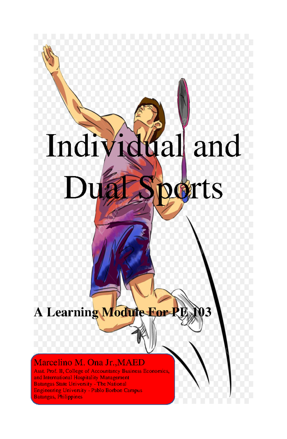 Badminton-Module - Badminton - Individual and Dual Sports A Learning ...
