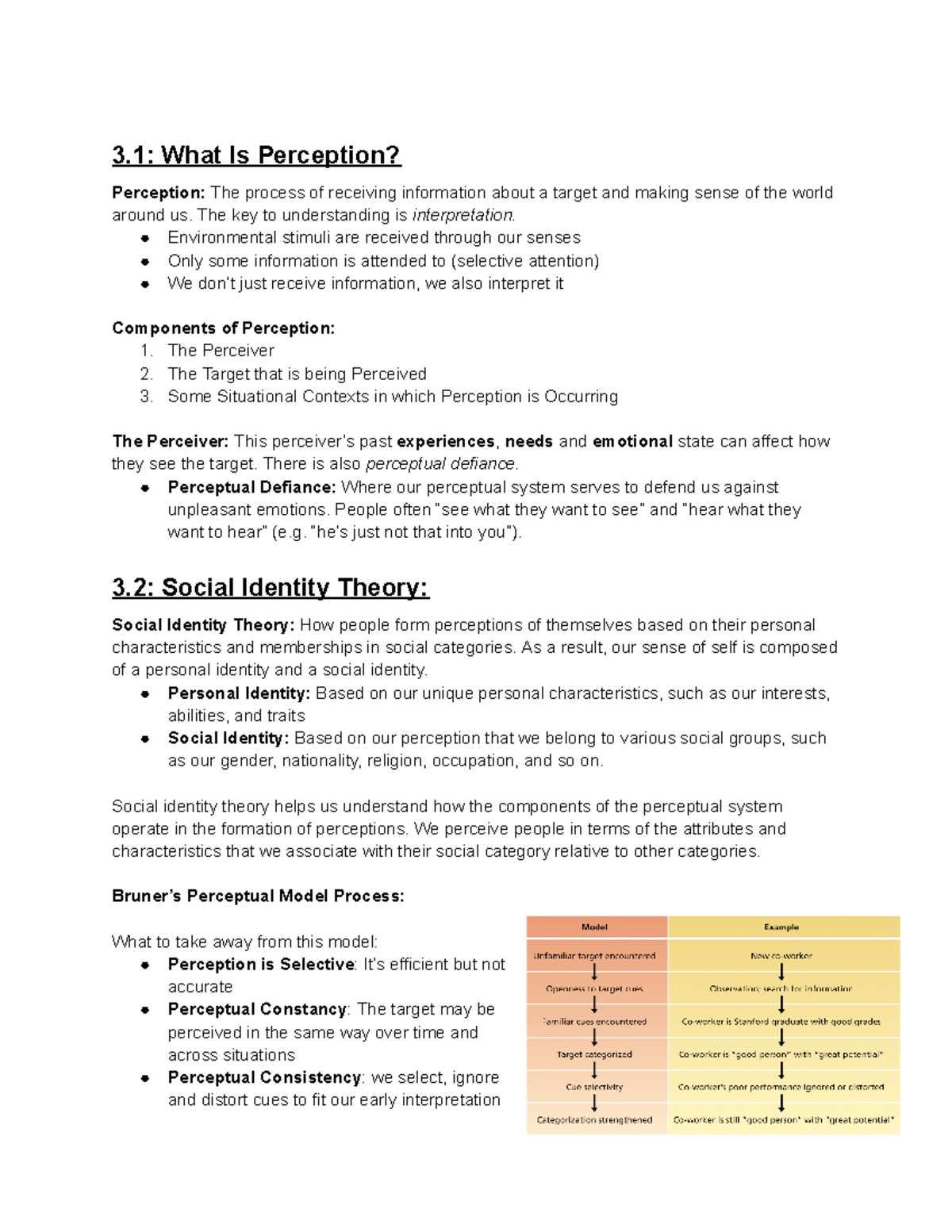Organizational Behaviour Chapter 3 - 3: What Is Perception? Perception ...