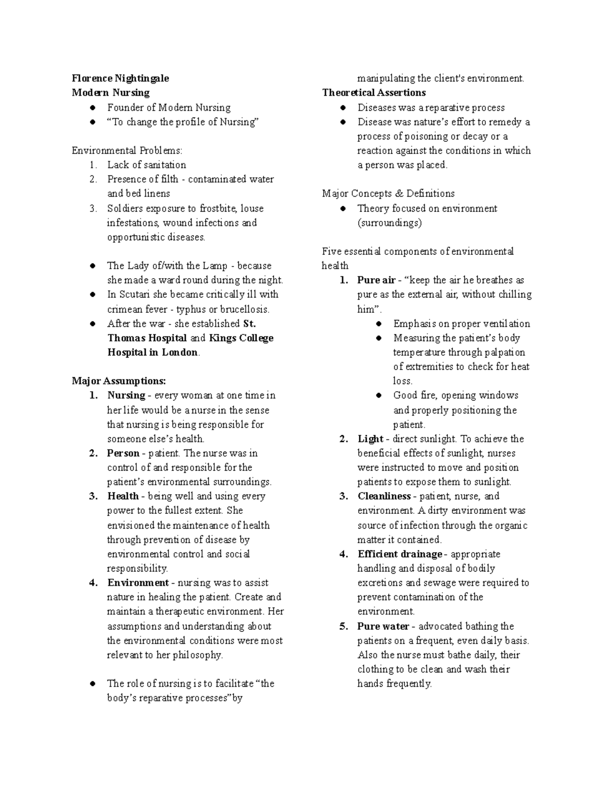 Florence Nightingale - n/a - Florence Nightingale Modern Nursing ...
