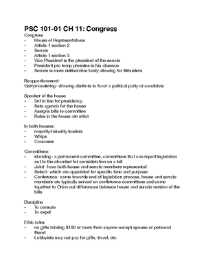 PSC 101-01 CH 12: The Executive Branch - PSC 101-01 CH 12: The ...