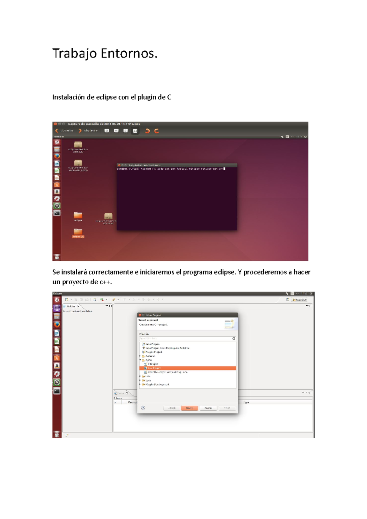 Trabajo Entornos - Como instalar plugins en el programa eclipse usado ...