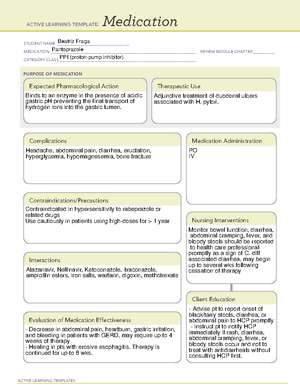 Med template - Metoprolol - ACTIVE LEARNING TEMPLATES Medication ...